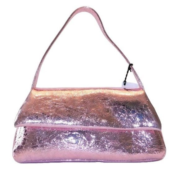 Liselle Kiss | Bags | Liselle Kiss Elliot Crinkled Leather Shoulder Bag ...